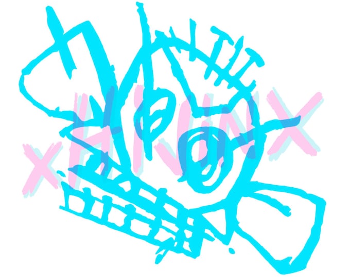 Jinx Monkey Graffiti Fanart Arcane Vinyl Decal - Etsy