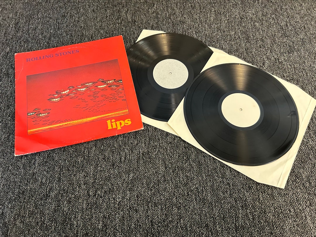 2-LP the ROLLING STONES Lips Avon Record Comp Vinyl Limited Edition ...