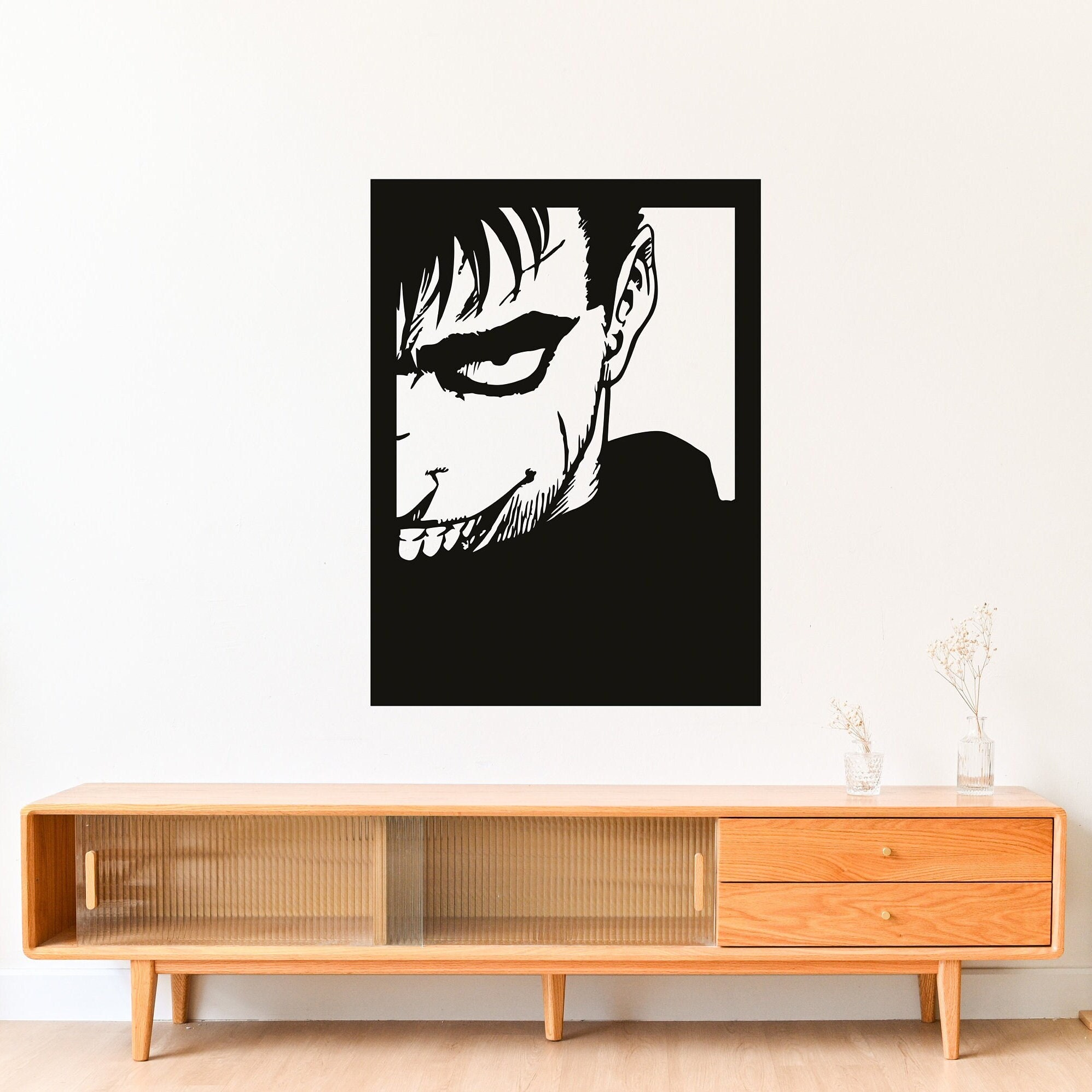 Berserk Guts SVG Anime Manga Wall Art Decor Minimalist File for Laser ...