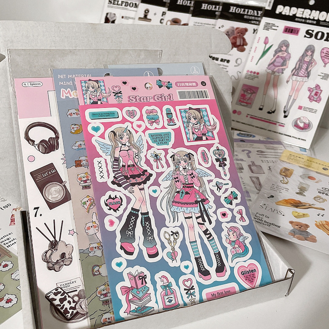 Korean Style Sticker Blindbox Bling Bag Grab Bag, No Repeat | Simple ...