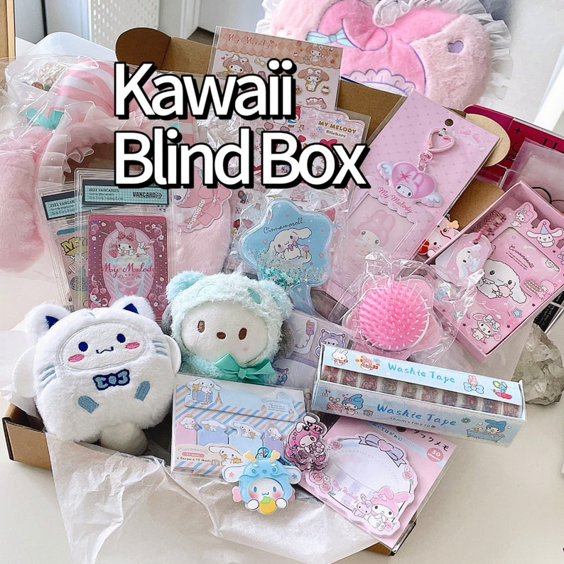 Kawaii Blind Box Mystery Surprise Box Birthday Gift for Her - Etsy
