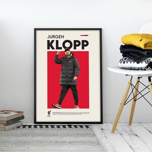 Jurgen Klopp Poster, Liverpool Poster, Football Poster, Soccer Poster ...