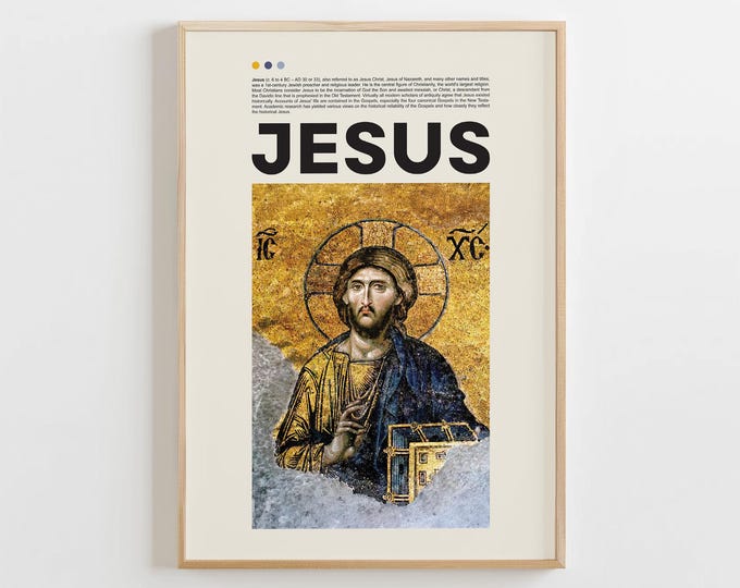 Jesus Poster, Religious Poster, Christian Wall Art, Jesus Christ Print ...