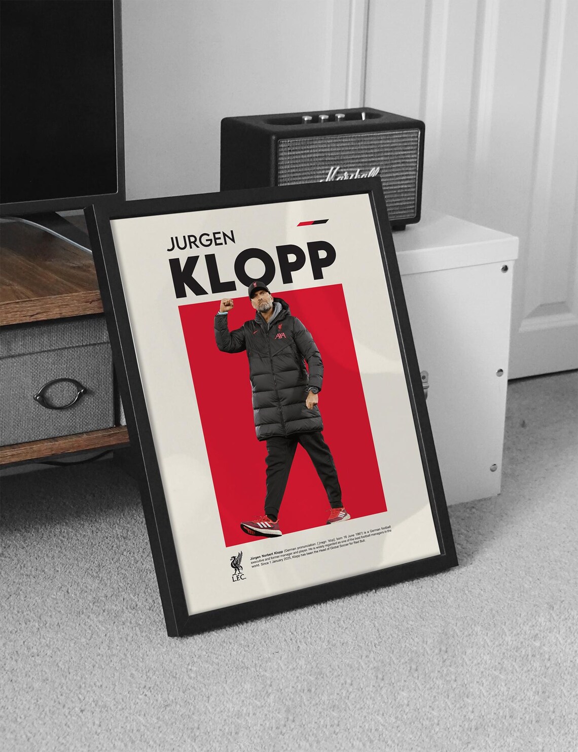 Jurgen Klopp Poster, Liverpool Poster, Football Poster, Soccer Poster ...