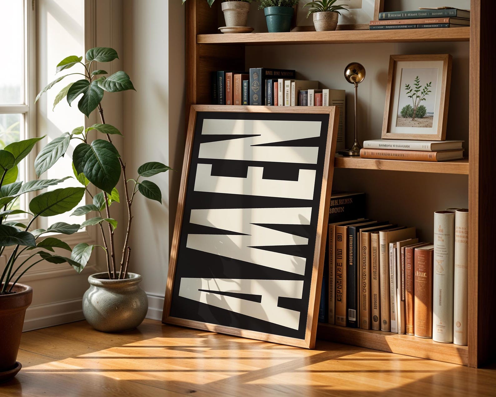 Amen Poster, Jesus Poster, Christian Poster, Christian Gifts, Retro ...