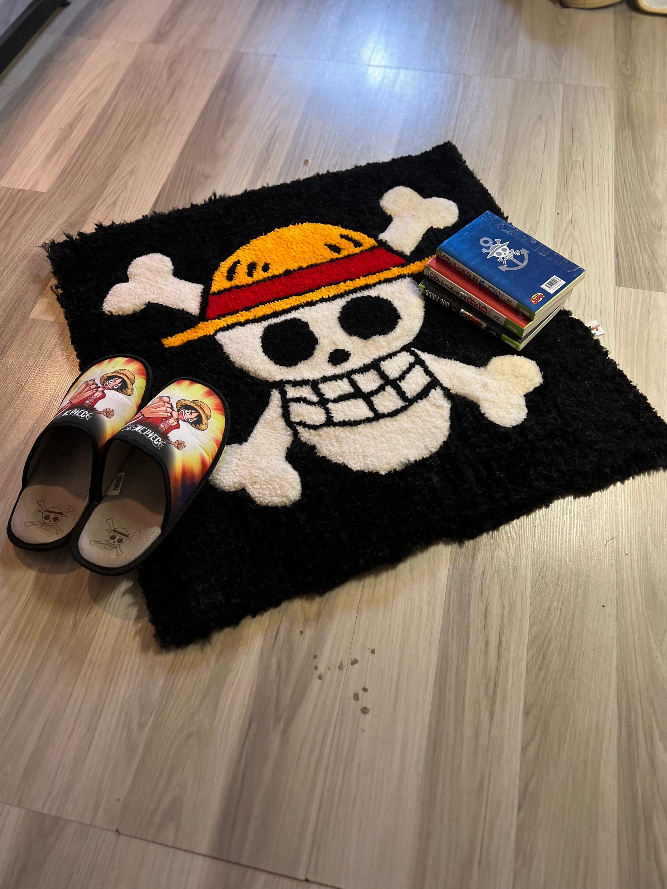 Monkey D Luffy Flag Rug Hand Tufted by Tuftugo - Etsy
