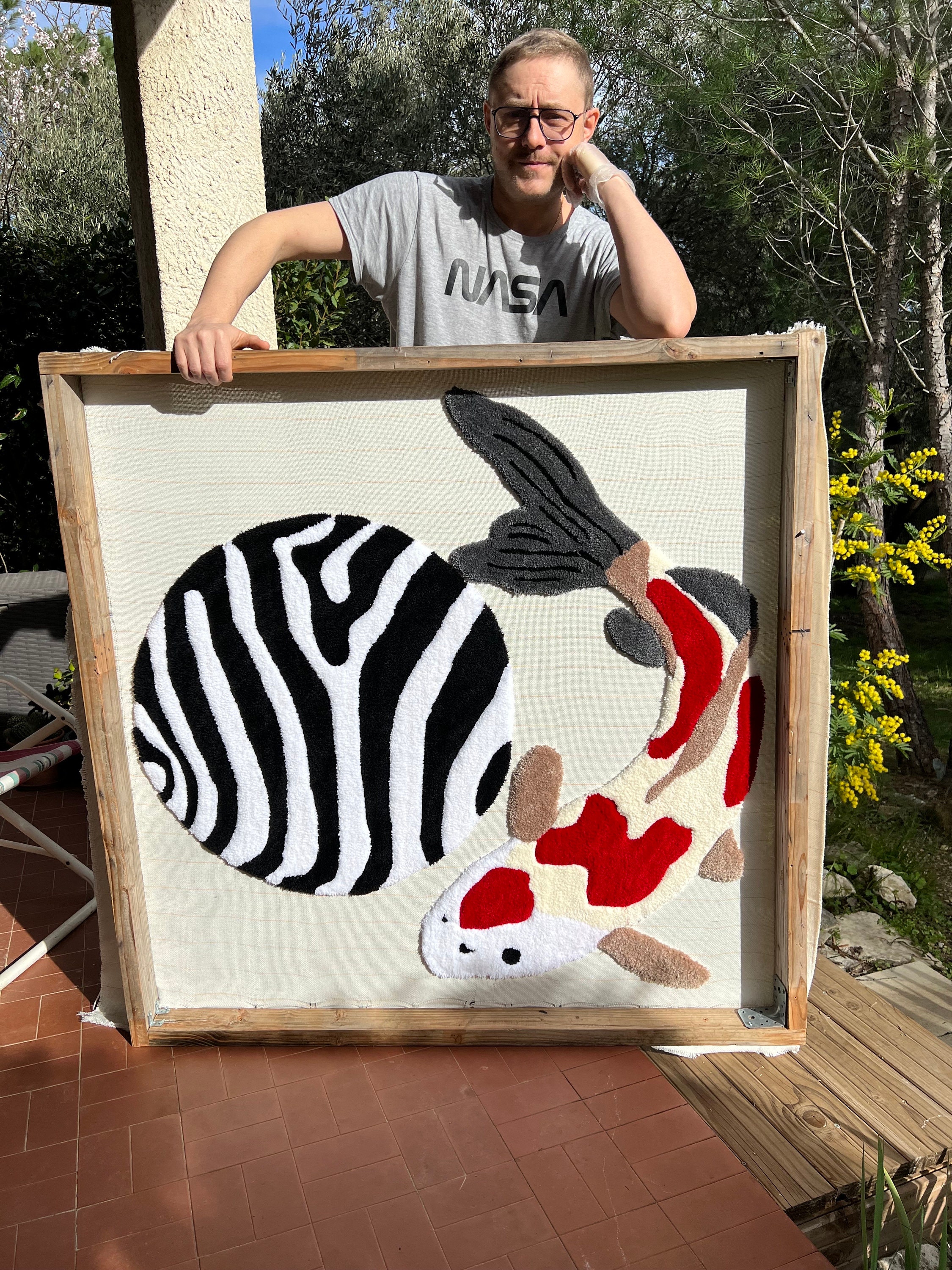 Tufting Koi Carp Rug by Tuftugo - Etsy