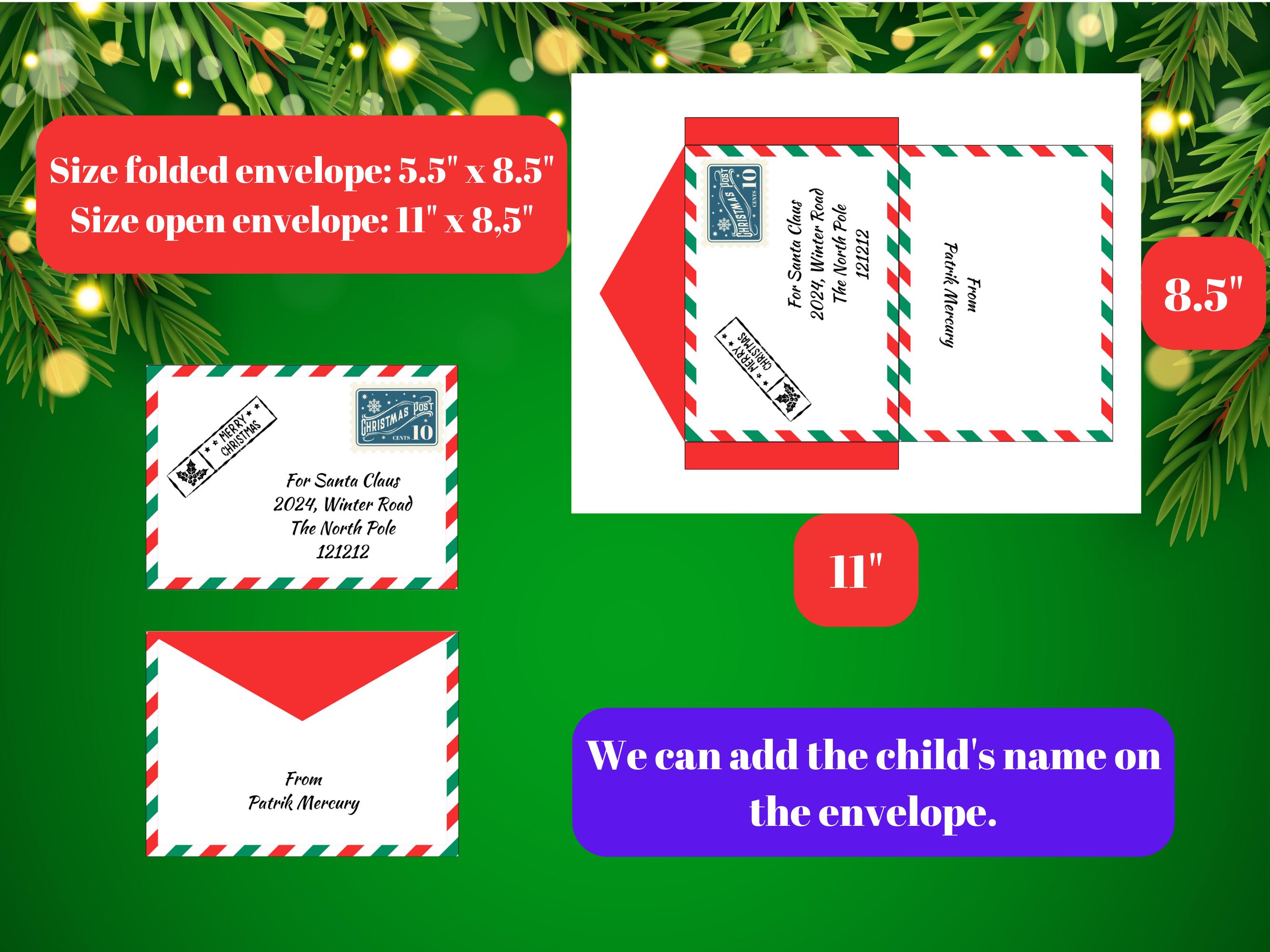 Santa Letter Editable Bundle: Letter to Santa, Letter From Santa, Nice ...