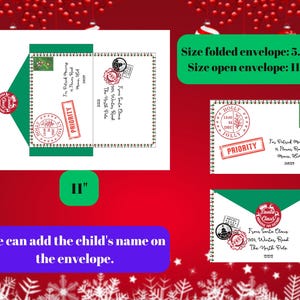 Santa Letter Editable Bundle: Letter to Santa, Letter From Santa, Nice ...