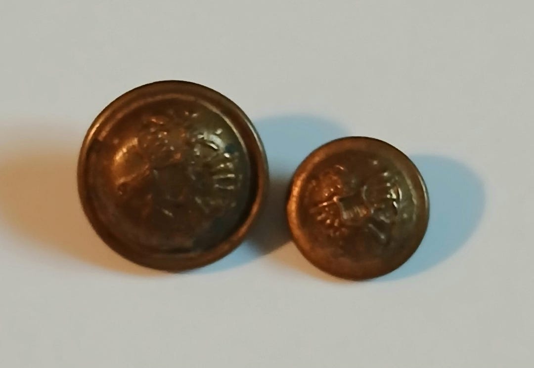Civil War Era U.S. Army General Service Cuff and Kepi Button Set - Etsy