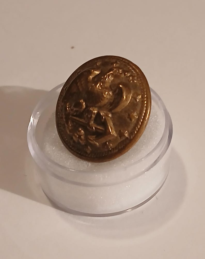 Pre-civil War 1830's-1860"s 22mm Brass U.S. Navy Coat Button Albert ...