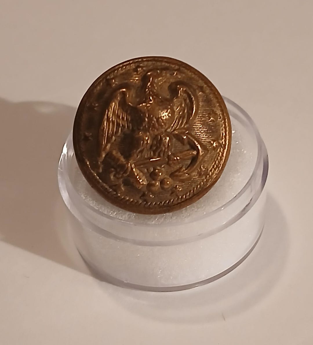 Pre-civil War 1830's-1860"s 22mm Brass U.S. Navy Coat Button Albert ...