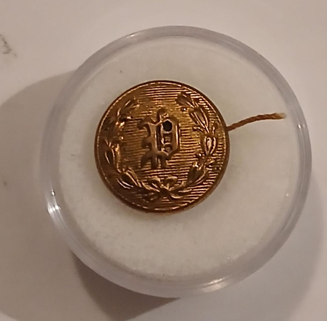 Civil War Era Brass Police Officer 15mm Uniform Button by Steele ...