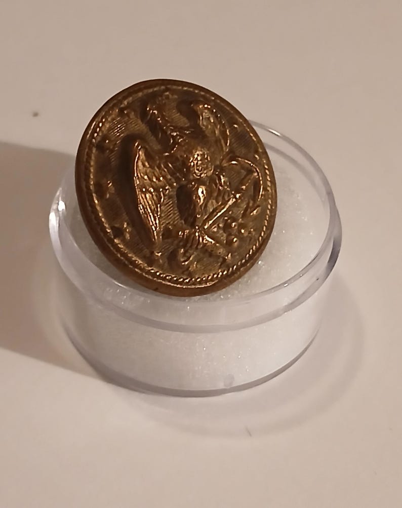 Pre-civil War 1830's-1860"s 22mm Brass U.S. Navy Coat Button Albert ...