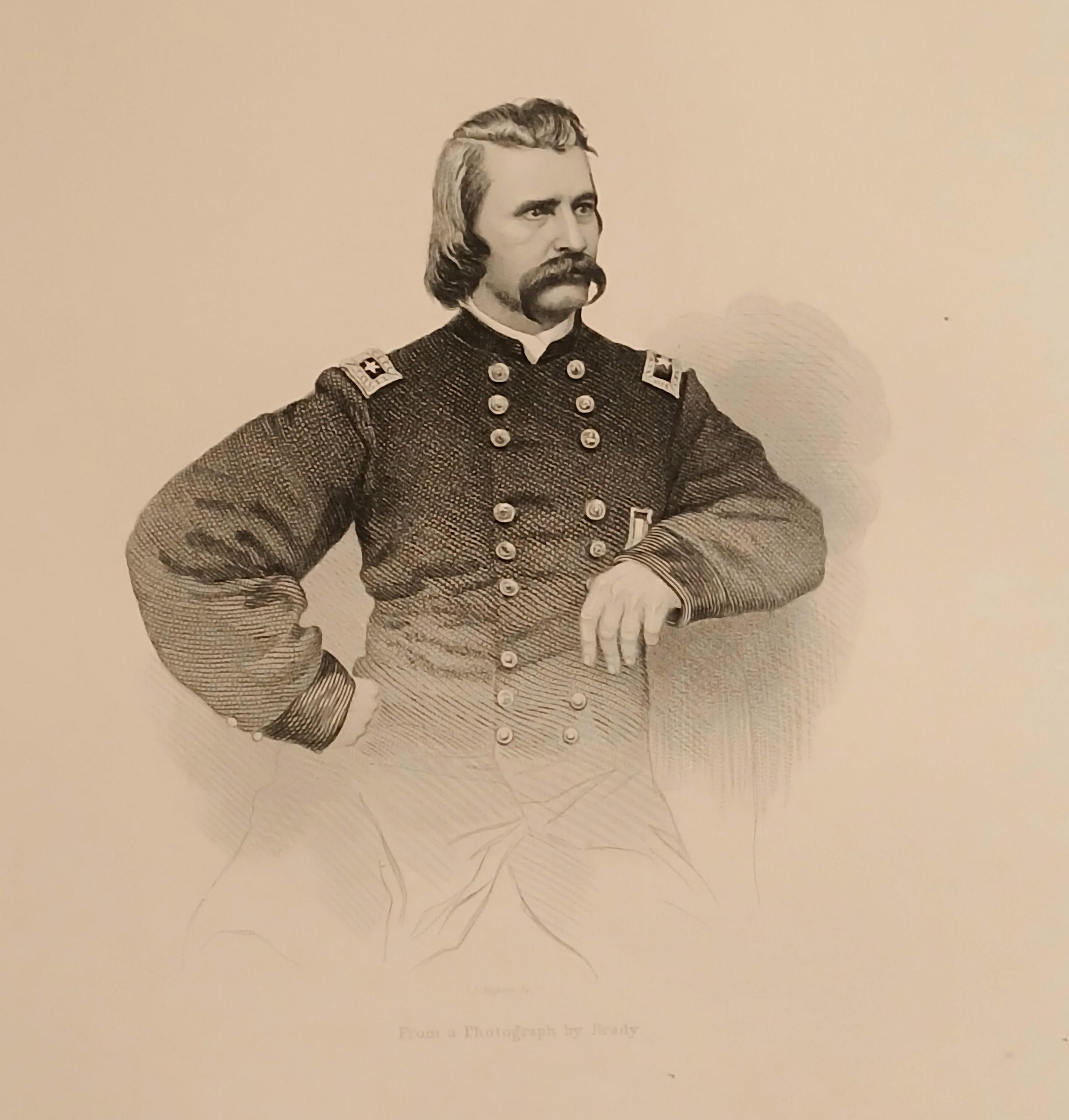 Antique 1866 Civil War Portrait of Union Major General John A. Logan by ...