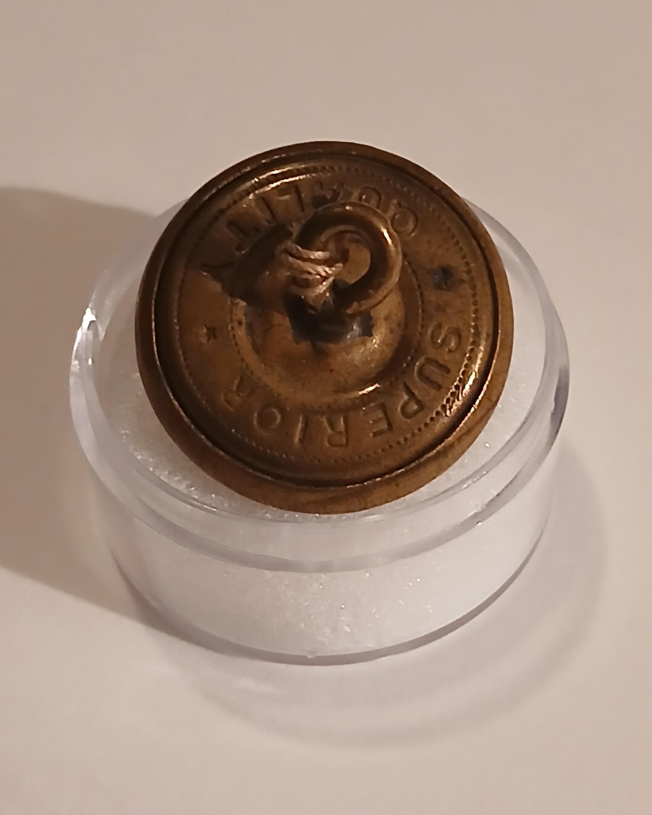 Pre-civil War 1830's-1860"s 22mm Brass U.S. Navy Coat Button Albert ...
