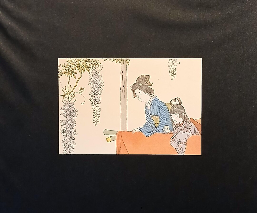 Pre War Imperial Japanese Woodblock Nippon Yusen Kaisha Promo Postcard ...
