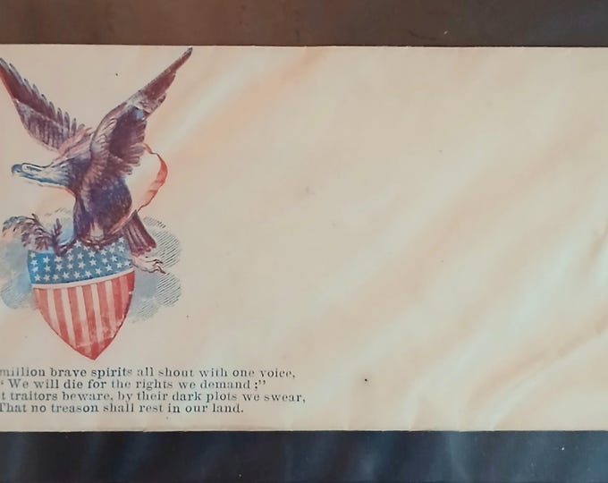 Civil War Era Eagle and Shield Unused Union Patriotic Cover - Etsy
