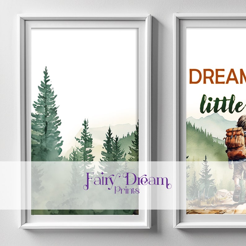 Adventure Nursery Decor, Mountain Theme Nursery, Nature Toddler Room ...