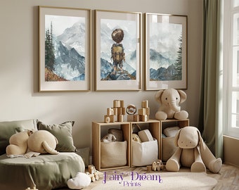 Boy Adventure Nursery, Adventure Toddler Decor, Nursery Nature Decor ...