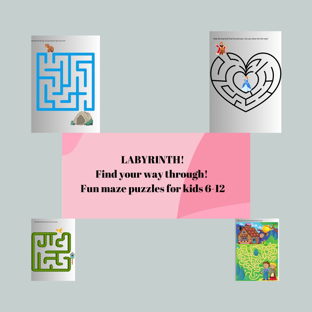Fun and Challenging Mazes for Kids 25 Printable Worksheets download ...