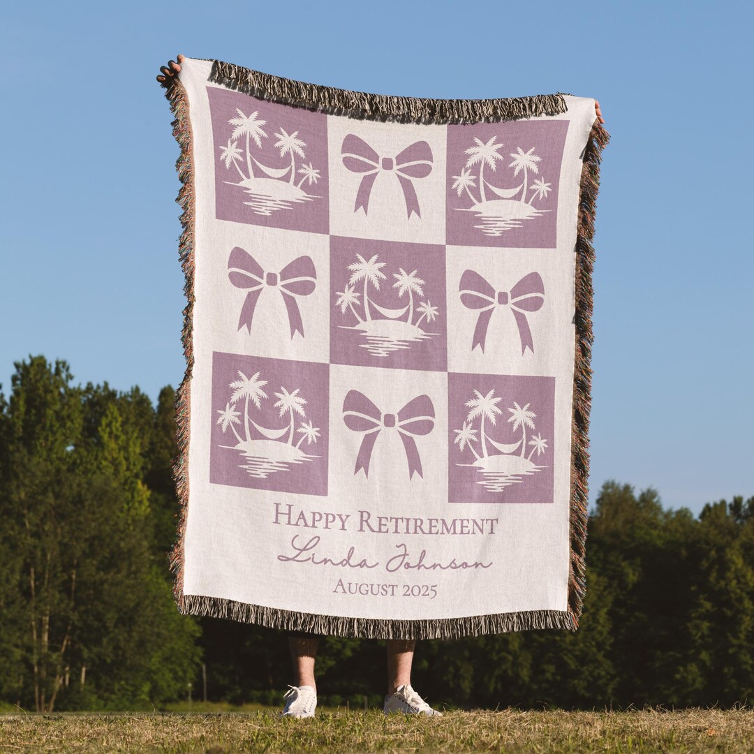 Personalized Retirement Blanket Gift for Women, Boss Farewell ...
