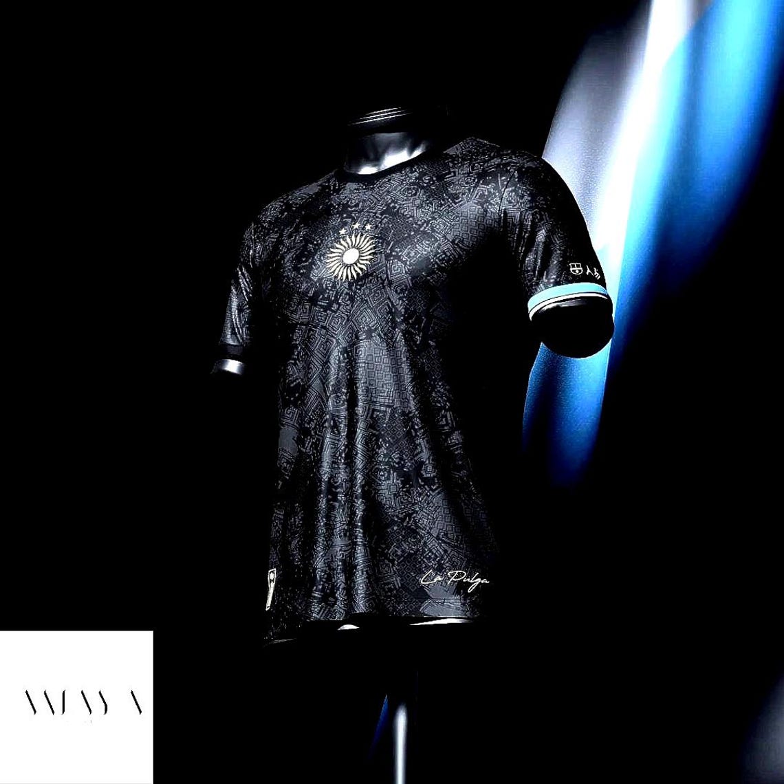 Lionel Messi Football Jersey Messi La Pulga Kit Messi Trikot, Retro ...