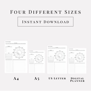 Printable Daily and Weekly Planner Inserts | Time Management, Task ...