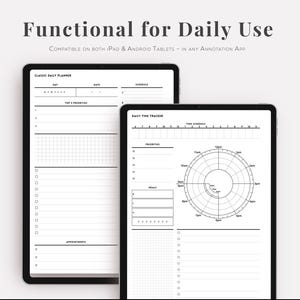 Printable Daily and Weekly Planner Inserts | Time Management, Task ...