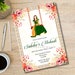 Digital Mehndi Invitation Template Canva Editable Haldi Invite Mayoon ...