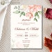 Editable Nikkah Invitation Template Digital Nikha Invitation Card Peach ...