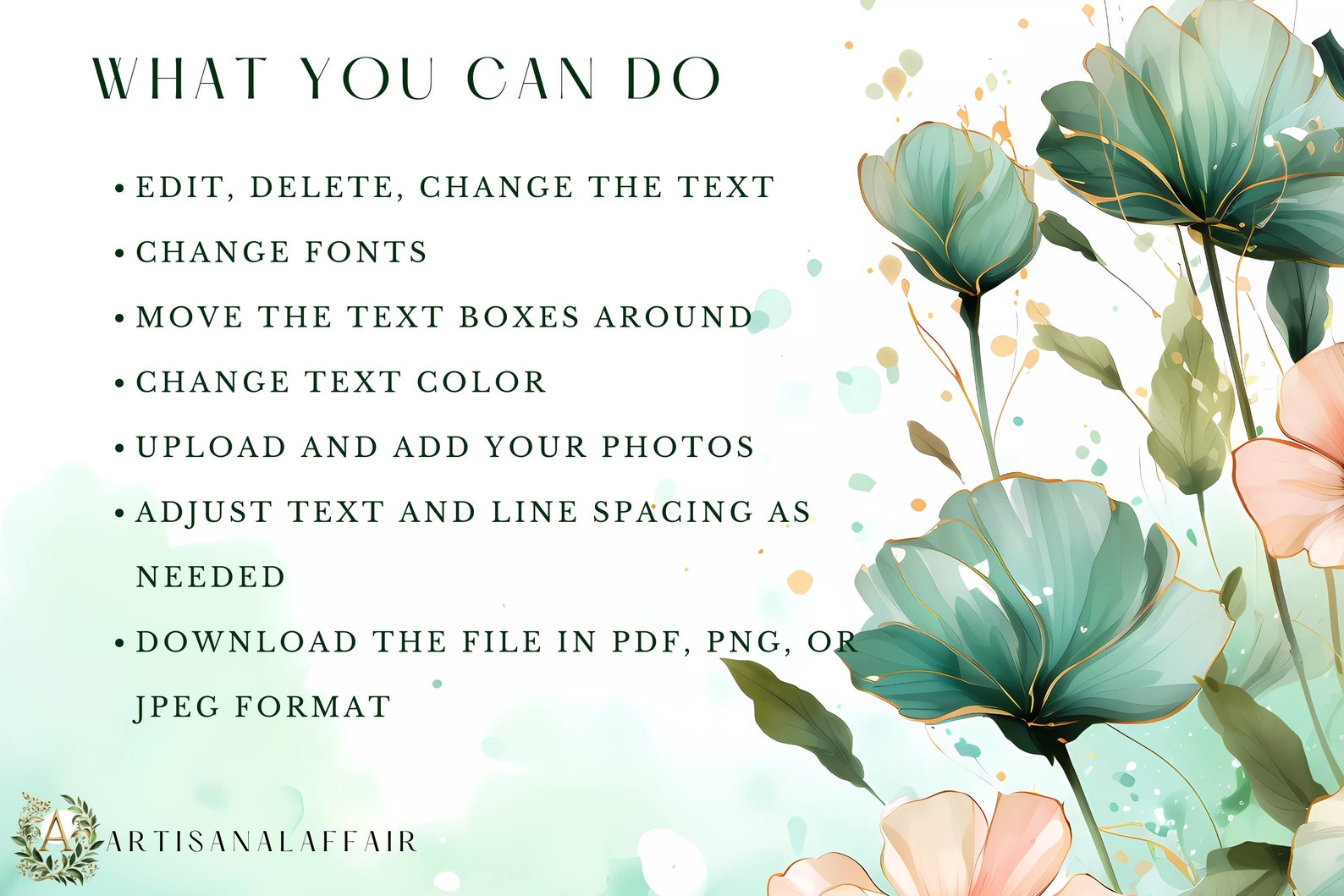 Editable Nikkah Invitation Template Digital Nikha Invitation Card Peach ...