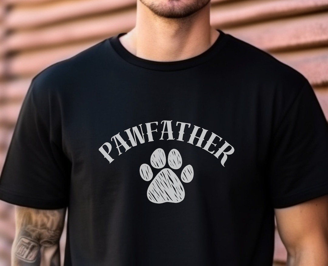 Paw-father Dog Tee, Dog Granddad Shirt, Dog Grandpa, Dog Dad Gift, Dog ...