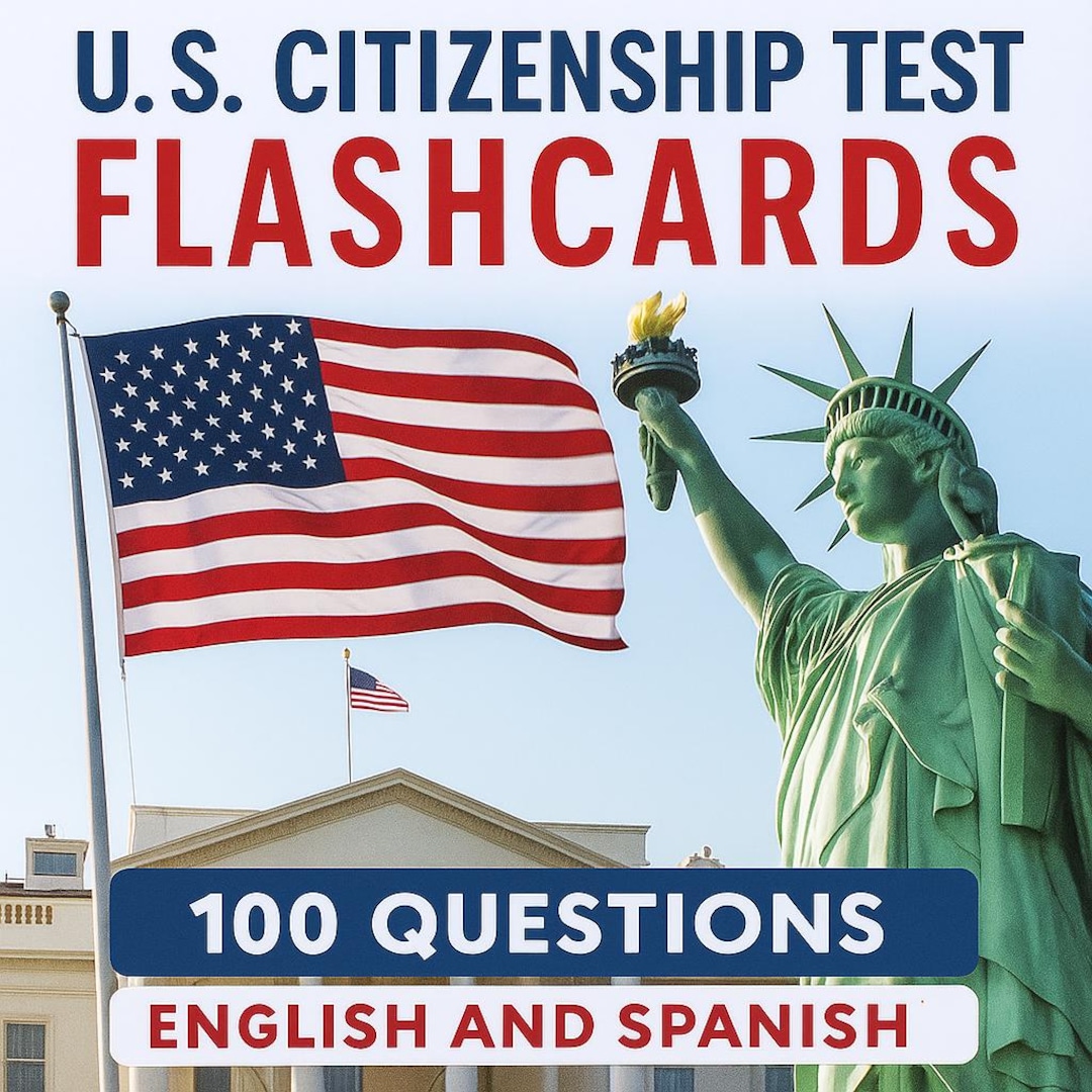 US Citizenship Test Flashcards PDF – 100 Questions & Answers (english ...