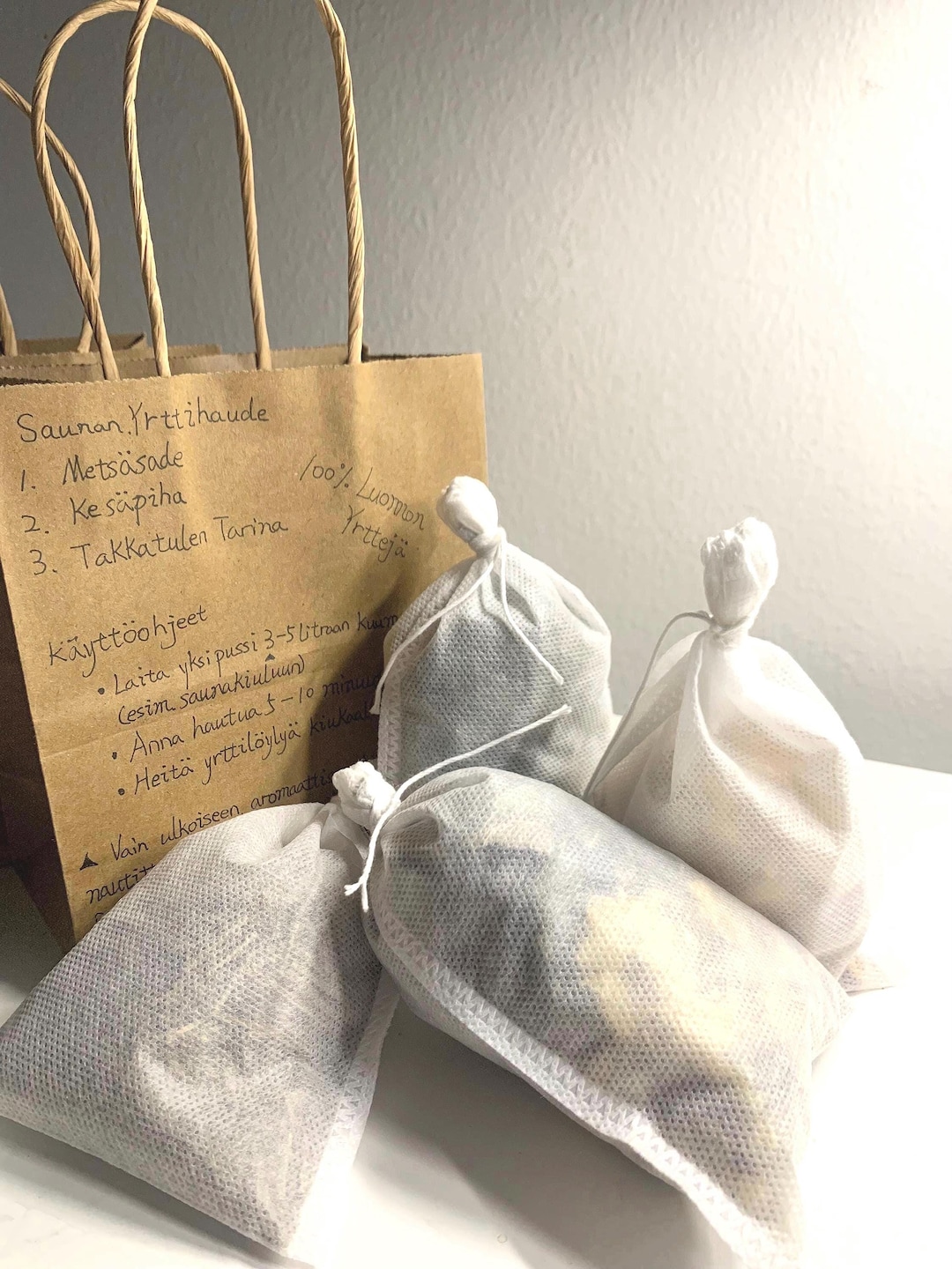 Sauna Herbal Infusion Kit, Finnish Spa Aromatherapy, 4 Natural Blends ...