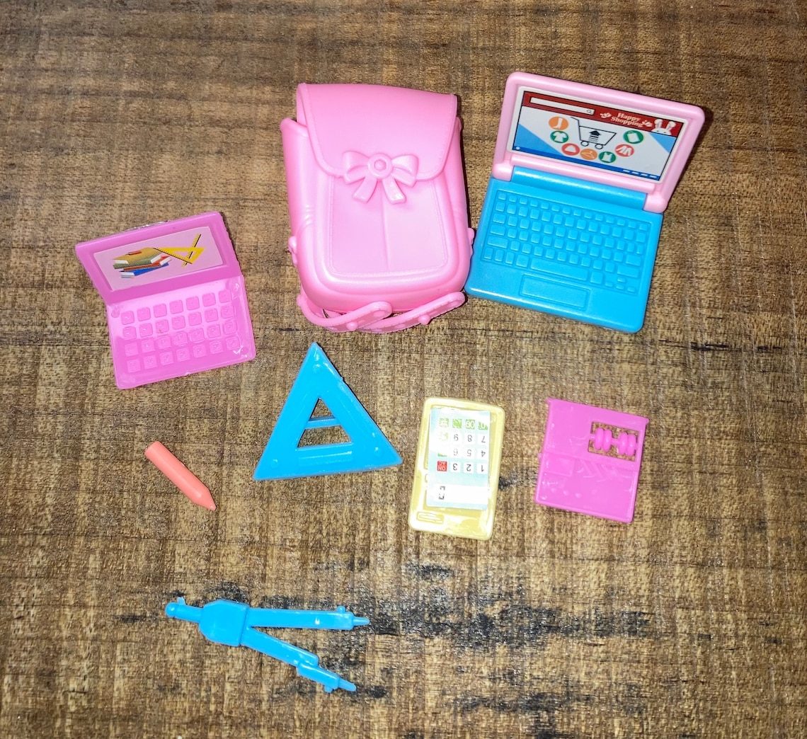 Barbie Doll Playset/ Barbie School Supplies/ Barbie Accessories - Etsy