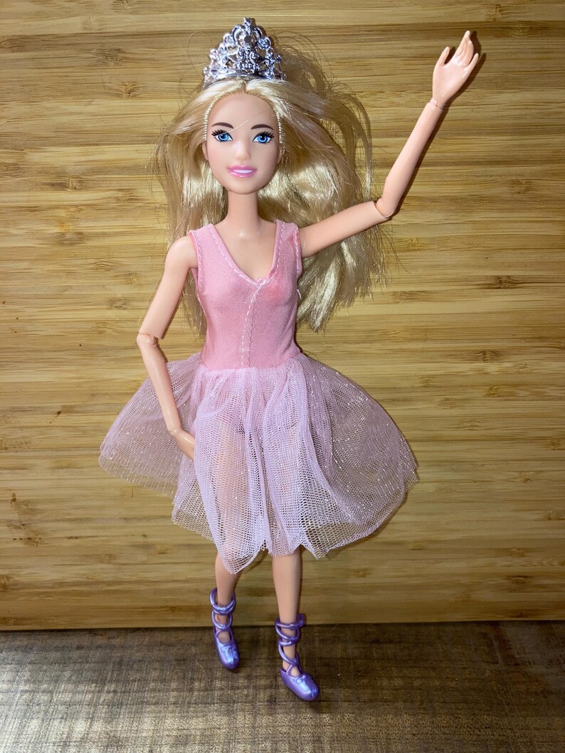 Barbie Doll Ballerina Outfit/ Barbie Doll Leotard and Tutu/ Barbie Doll ...