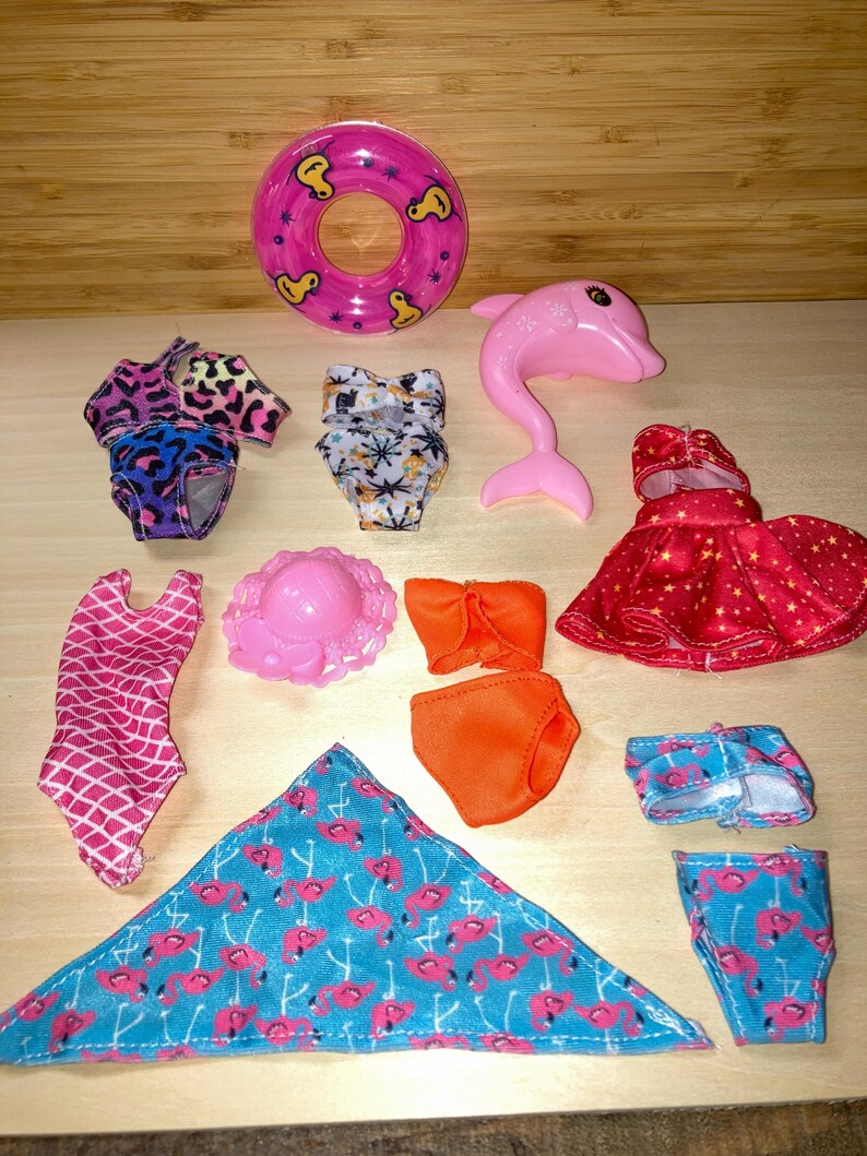 Barbie Doll Swim Wear Outfits/ Barbie Doll Summer Clothes/barbie Doll ...