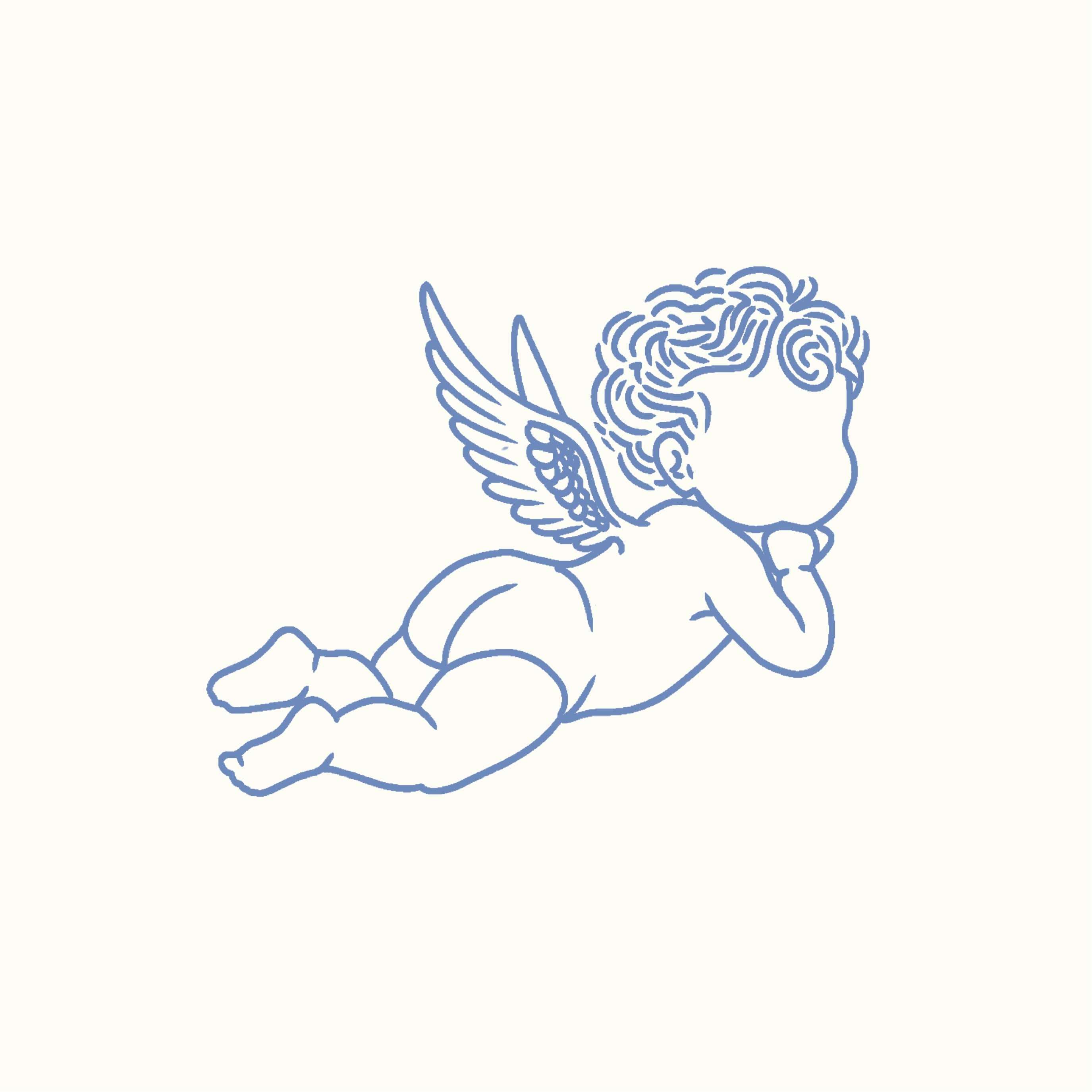 Cherub Vector Clipart, Faceless Cupid PNG, Valentine's Angel Art, Greek ...