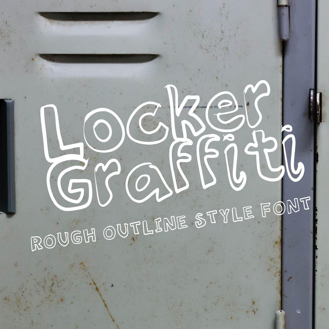 Graffiti Handwriting Font, Kids School Style Font, Ugly Bold Font, Sans ...