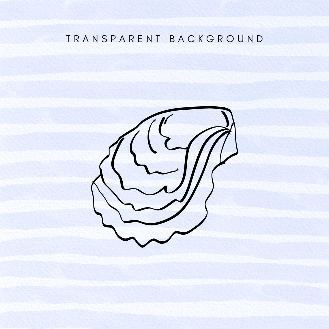 Oyster Seashell Clipart, Oysters Digital Download, Seafood SVG, Ocean ...