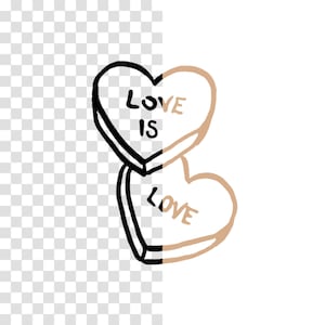 Love Heart Flash Tattoo Bundle, Bachelorette Illustrations, Heart ...