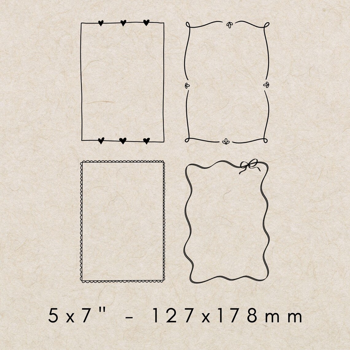 Quirky Wavy Scribble Border Illustration PNG SVG - Hand Drawn Wavy ...