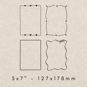 Quirky Wavy Scribble Border Illustration PNG SVG - Hand Drawn Wavy ...