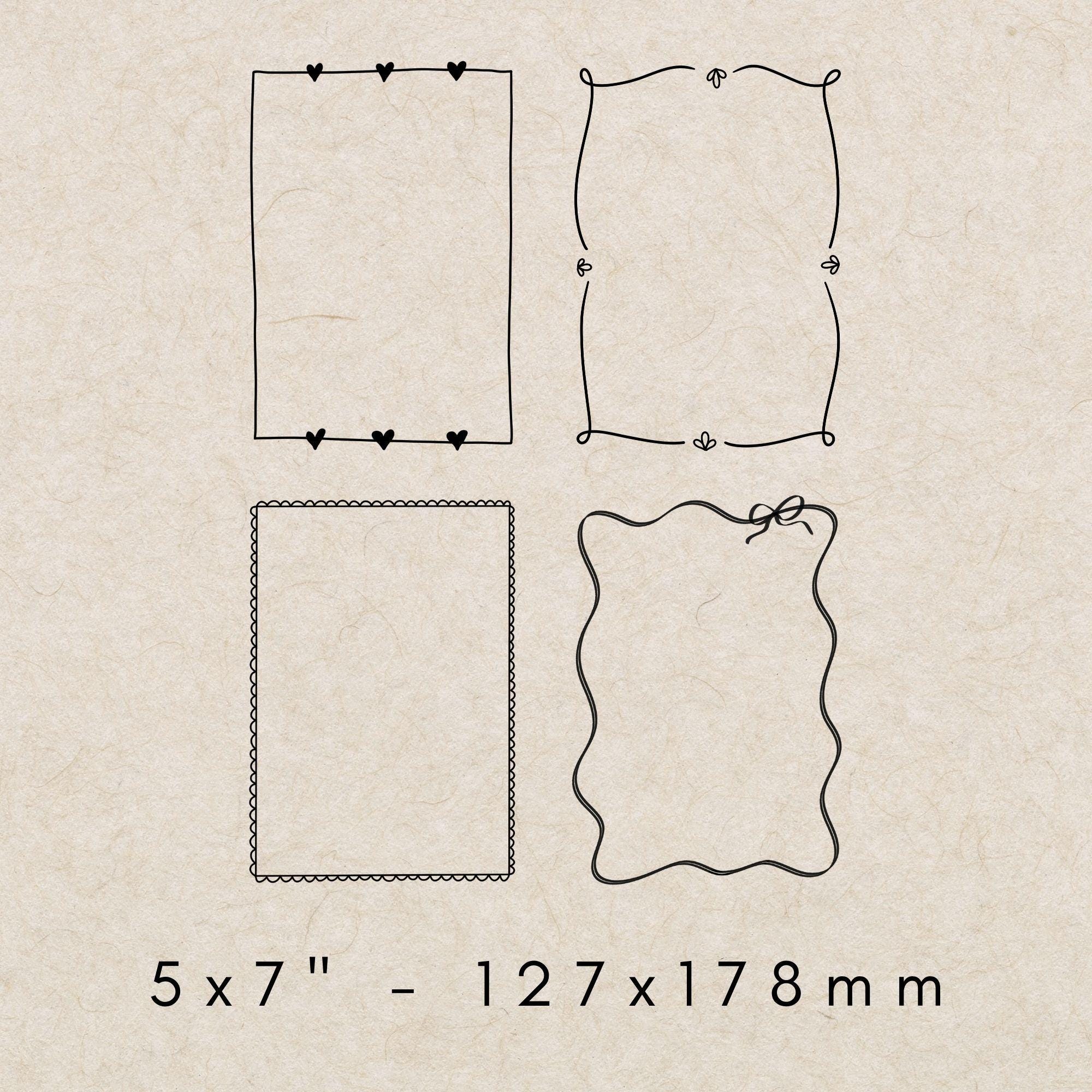 Quirky Wavy Scribble Border Illustration PNG SVG - Hand Drawn Wavy ...