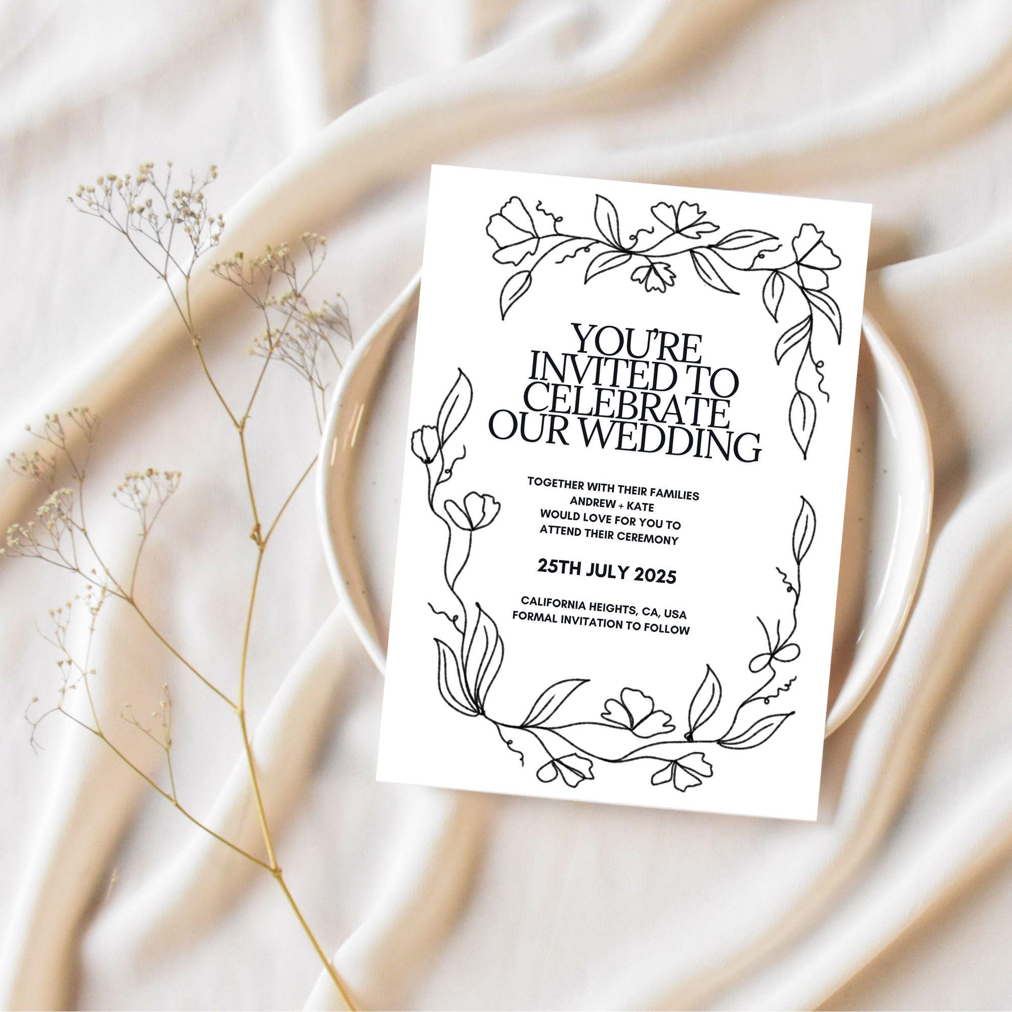 Hand Drawn Quirky Vine Borders, Scribble Floral Fineline, Abstract ...