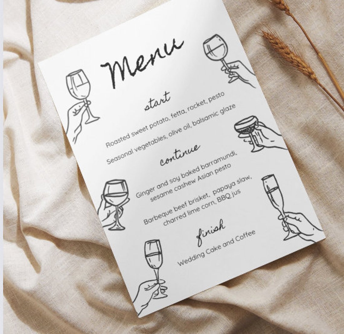 Hand Drawn Food Dessert Images, Quirky Italian French Food, Wine Decor ...