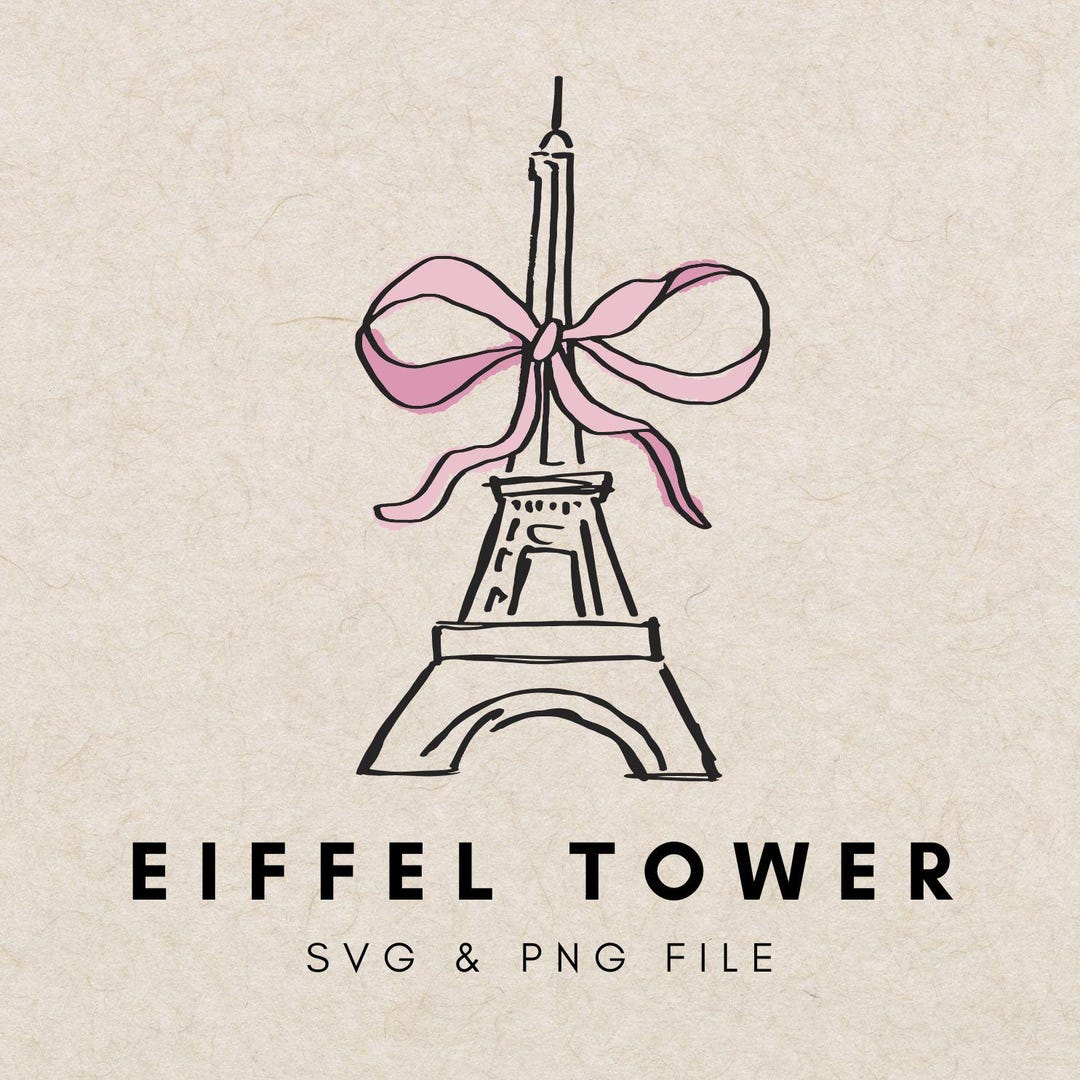 Paris Eiffel Tower Clipart, French Clipart Illustration, Whimsical ...