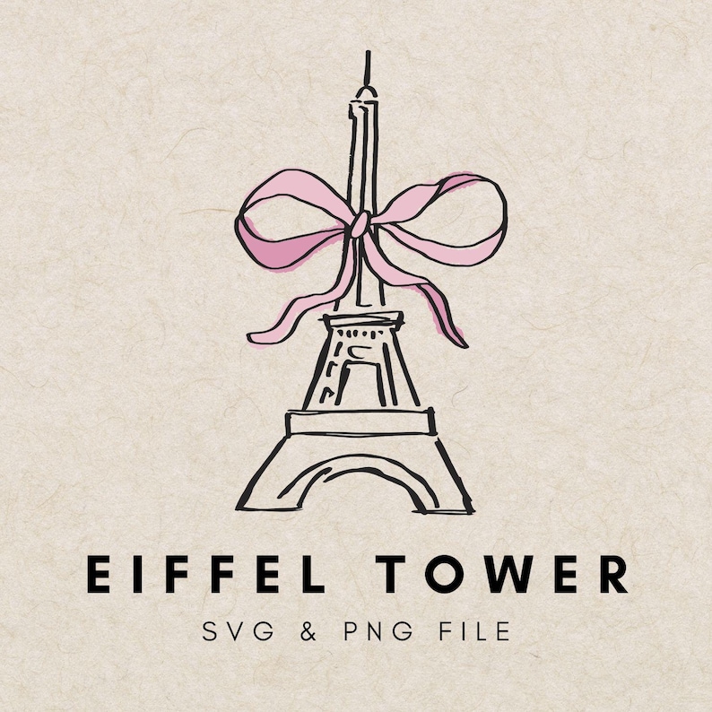 Paris Eiffel Tower Clipart, French Clipart Illustration, Whimsical ...