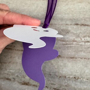Set of 8 Spooky Ghost Gift Tags: Party Favor Goody Bag Tags - Etsy